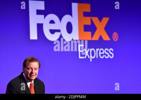 FedEx CEO David J. Bronczeck and US Ambassador to France Jane D ...