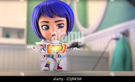 BOBBLEHEADS: THE MOVIE, Ikioi (voice: Karen Fukuhara), 2020 ...