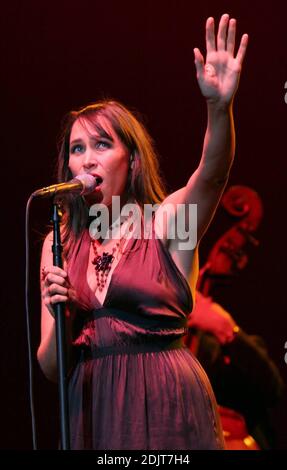 Pink Martini lead singer China Forbes performs in concert at the ...