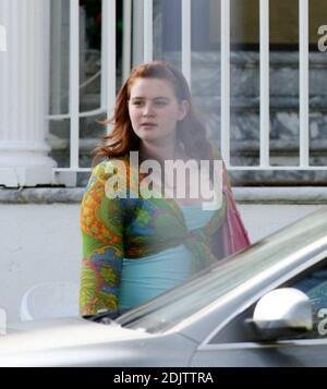 British PM's daughter Kathryn Hazel Blair leaves their holiday home ...