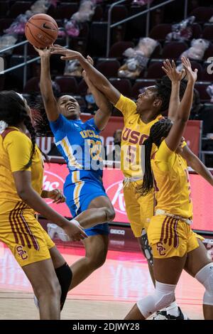 UCLA guard Charisma Osborne (20) shoots a free throw against Arkansas ...