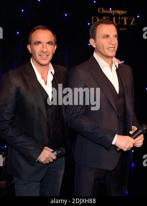 Nikos Aliagas unveils his wax figure at the Musee Grevin in Paris ...