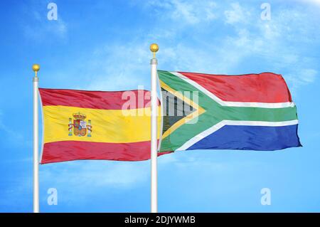 Spanish vs South Africa, African New Year celebration sparkling ...