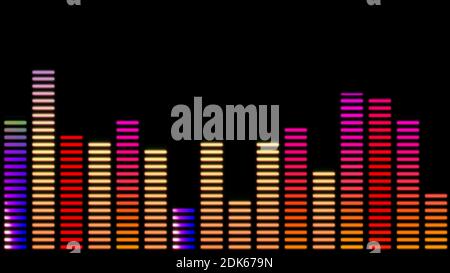 Electronic display, bar graph, digital measuring device. Electronic ...