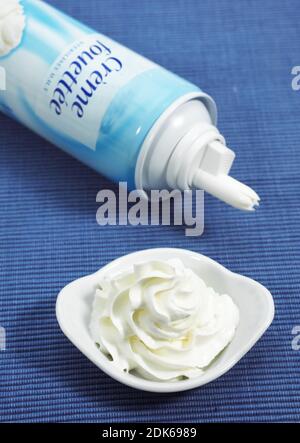 Whipped Cream Bomb Stock Photo - Alamy