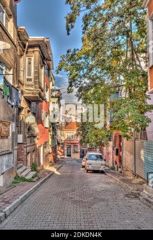 Balat district, Istanbul, HDR Image Stock Photo - Alamy