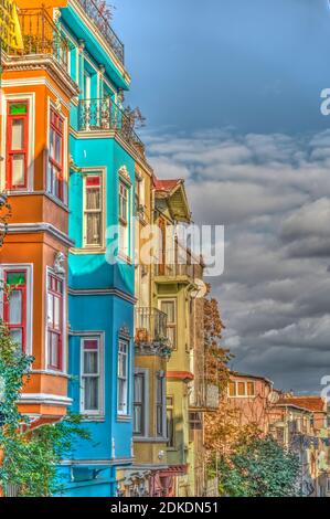 Balat district, Istanbul, HDR Image Stock Photo - Alamy