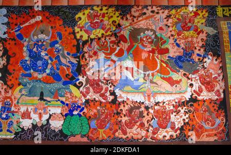 Samstanling Tibetan monastery in Nubra Valley, Sumur, Ladakh region ...