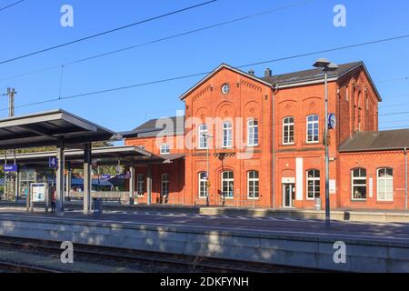 Railway station, Bassum, Lower Saxony, Germany, Europe Stock Photo - Alamy