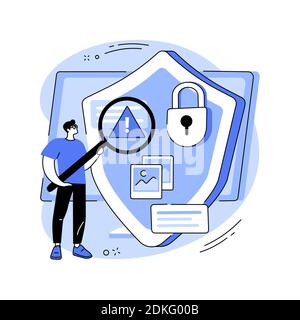 Media content control abstract concept vector illustration Stock Vector ...