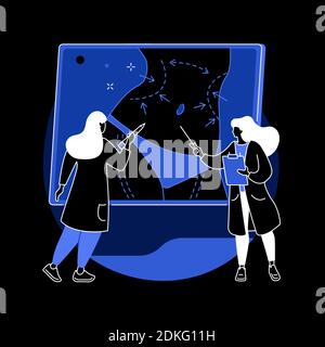 Body contouring abstract concept vector illustration Stock Vector Image ...