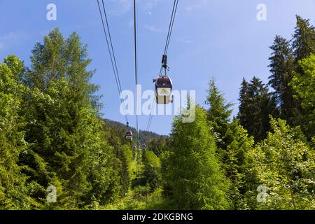 Wallbergbahn, Wallberg, Rottach-Egern, Tegernsee, Bavarian Alps ...