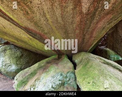 Rock labyrinth, Felsenmeer, Luisenburg, Bavarian Siberia, Bavarian ...
