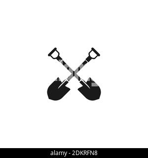 Rake with shovel crossed Stock Vector Image & Art - Alamy