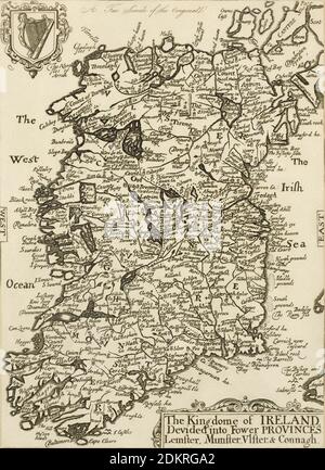 Leinster province map of Ireland in front of a white background Stock ...