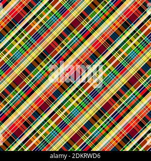 Stripe geometric multicolor plaid pattern background textile design ...