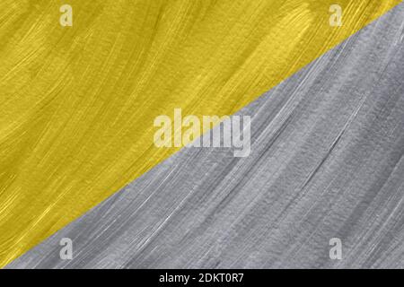 Abstract gouache painting yellow and gray colors. Art painting Stock ...