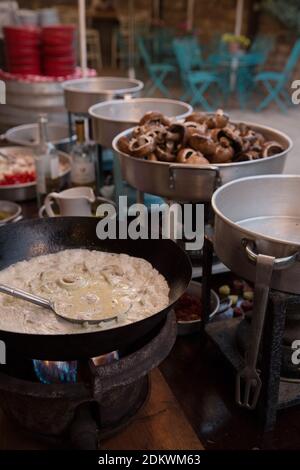 Main course of poultry served at a buffet table Stock Photo - Alamy