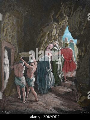 Old Testament. The Burial of Sarah. Genesis 23. Engraving by Gustave ...