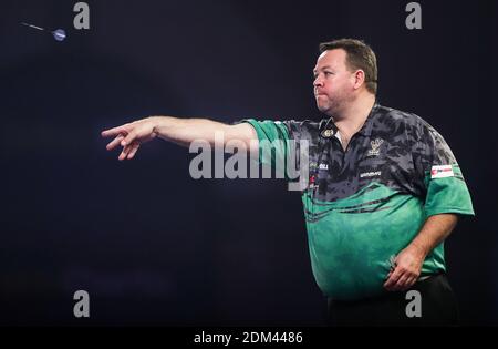 Gordon Mathers in action during day two of the William Hill World Darts ...