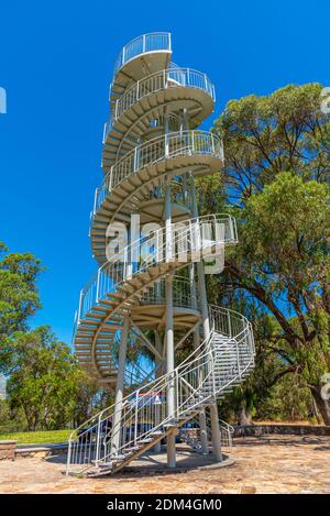 DNA Tower at Kings Park and Botanic Garden in Perth, Australia Stock ...