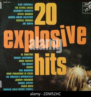 20 Explosive Hits - Vintage vinyl album cover Stock Photo - Alamy