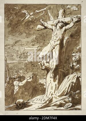 Drawing, Crucifixion, 1815–1825 Stock Photo - Alamy