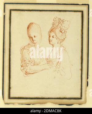 . Dormeuse cap, 1770 Dormeuse Stock Photo - Alamy