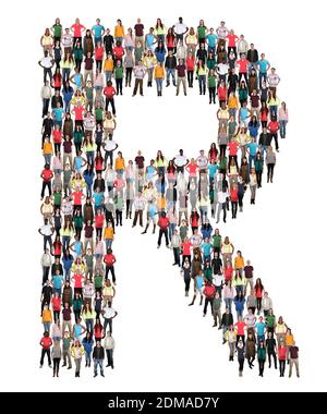 Buchstabe K Alphabet Leute Menschen People Gruppe Menschengruppe ...