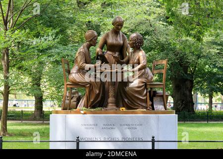 "Women’s Rights Pioneers" sculpture (by Meredith Bergmann in 2020) in ...