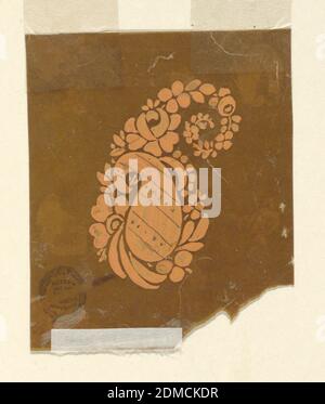Design for Woven Paisley. Design for paisley (Persian woven cone). A ...