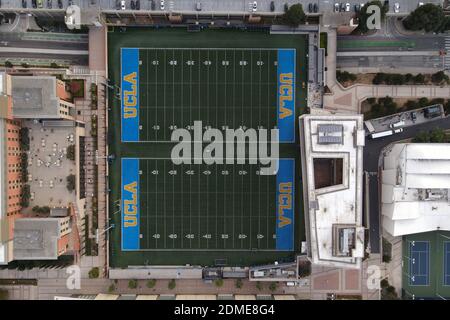General overall aerial view of the Wasserman Football Center and ...
