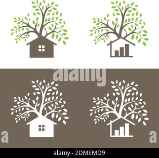 Accounting & Financial tree Logo vector Stock Vector Image & Art - Alamy