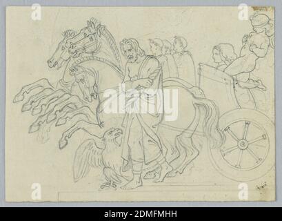 Drawing, A Chariot Procession, ca. 1800 Stock Photo - Alamy