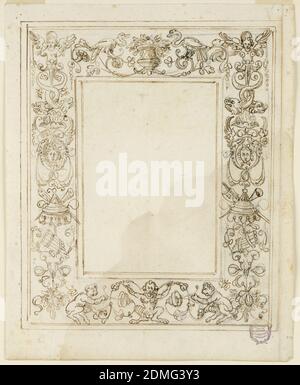 Drawing, Grotesque Design, early 17th century Stock Photo - Alamy