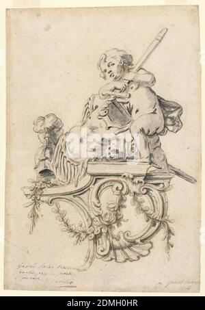 Drawing, Design for the Grand Trianon at Versailles; Attributed to ...