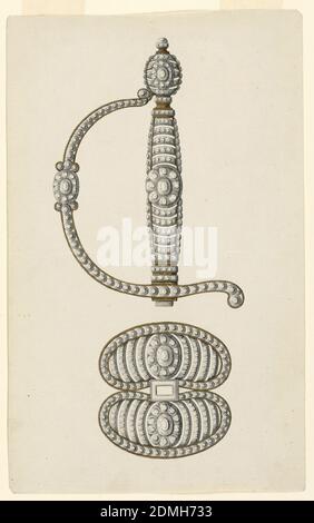 Sword with Jeweled Hilt Stock Photo - Alamy
