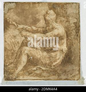 Drawing, Bearded Man Tuning a Lute, 1550–1575 Stock Photo - Alamy