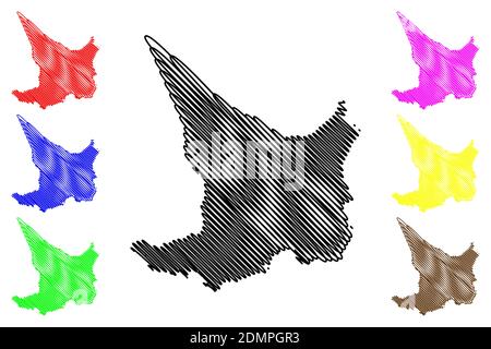 Embu County (Republic of Kenya, Eastern Province) map vector ...