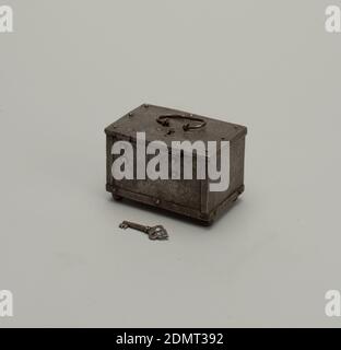 Strong Box And Key (possibly Spain), probably 16th century Stock Photo ...