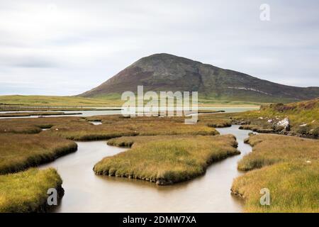 SALT MARSHES NORTHTON ISLE OF HARRIS THE HEBRIDES SCOTLAND UNITED ...