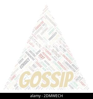 Gossip concept word cloud background Stock Photo - Alamy