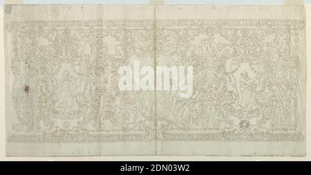 Elevation of an Altar Mensa. Horizontal format. Above and below are ...