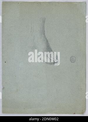 A Right Foot, Francis Augustus Lathrop, American, 1849 - 1909, Graphite ...