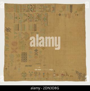 Sampler (Spain), 18th century Stock Photo - Alamy
