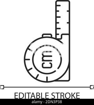 Retractable flexible rule icon Stock Vector Image & Art - Alamy