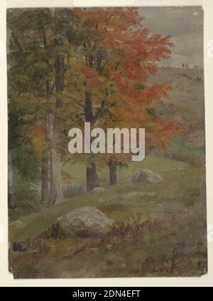 Autumn by Frederic Edwin Church (1826-1900), oil on canvas, 1875 Stock ...