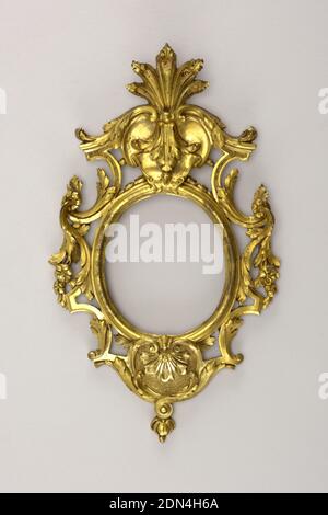 Frame; cast and fire-gilt bronze Stock Photo - Alamy