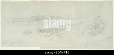 Drawing, Temples, Baalbek, May 6, 1868 Stock Photo - Alamy