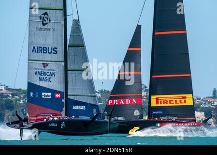 American Magic and Luna Rossa Prada Pirelli in the Semi Final of the ...